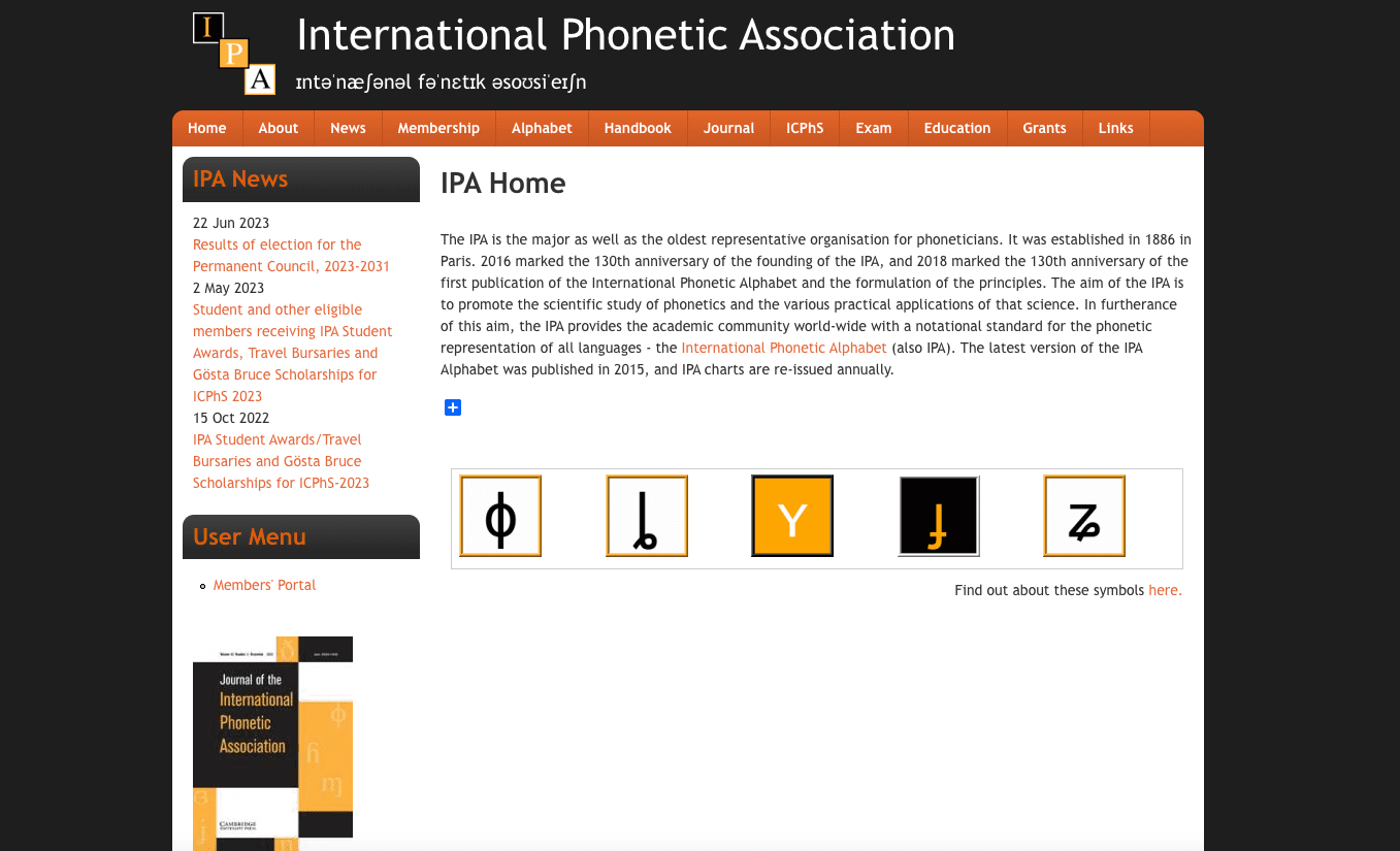 Resources on General Phonetics and Phonology